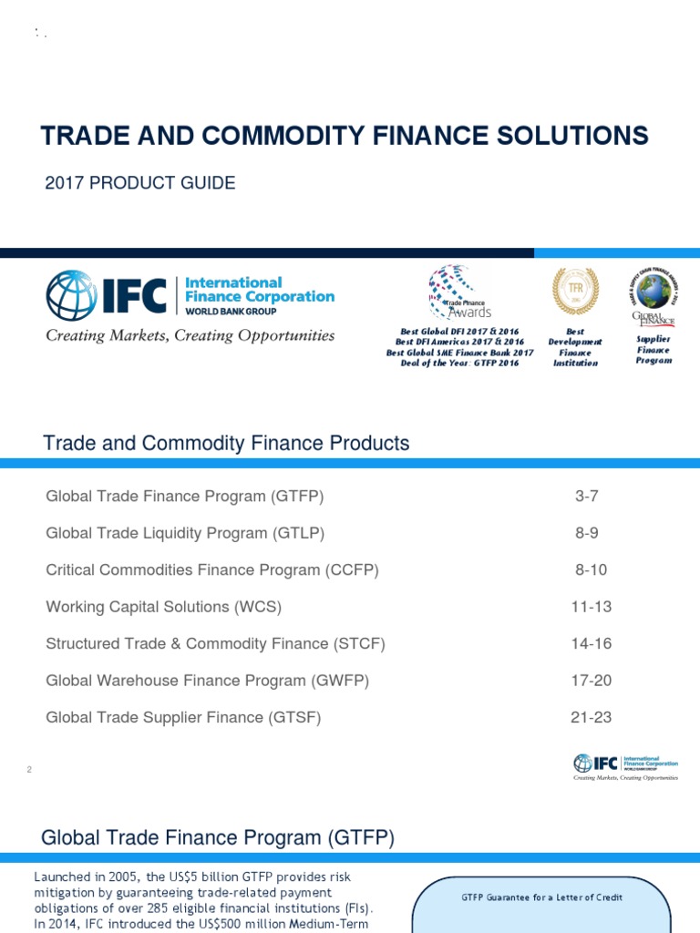 Trade and Commodity Finance Solutions: 2017 Product Guide | PDF ...
