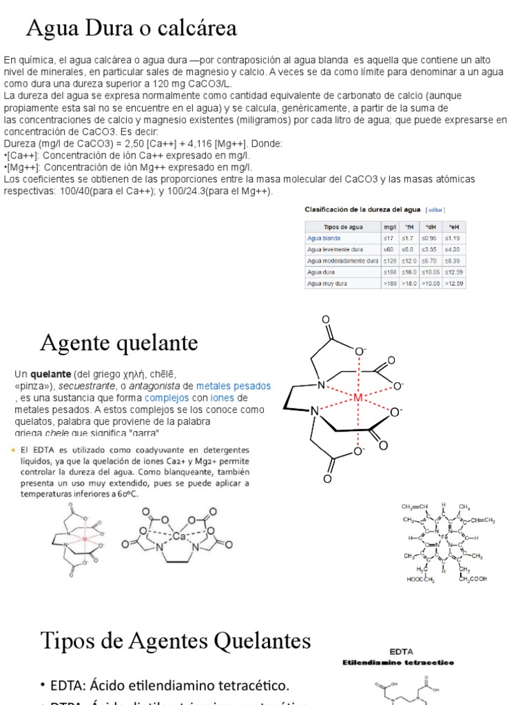 Agentes Quelantes | PDF | Moléculas | Conjuntos de elementos químicos