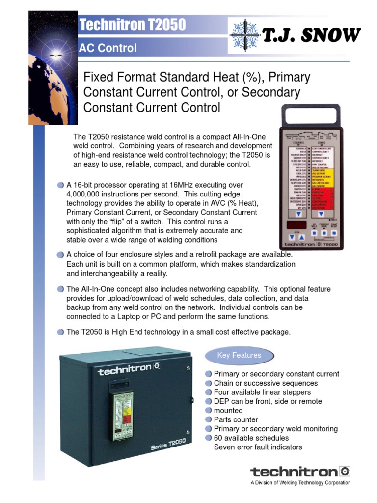 Technitron T2050: Fixed Format Standard Heat (%), Primary Constant ...
