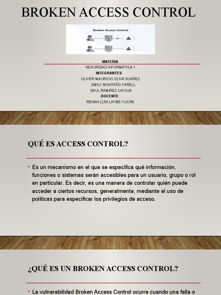 Broken Access Control | PDF | Edad de información | La seguridad informática