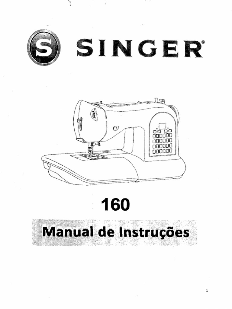 Singer 160 Manual Instruções | PDF | Máquina de costura | Agulha de costura
