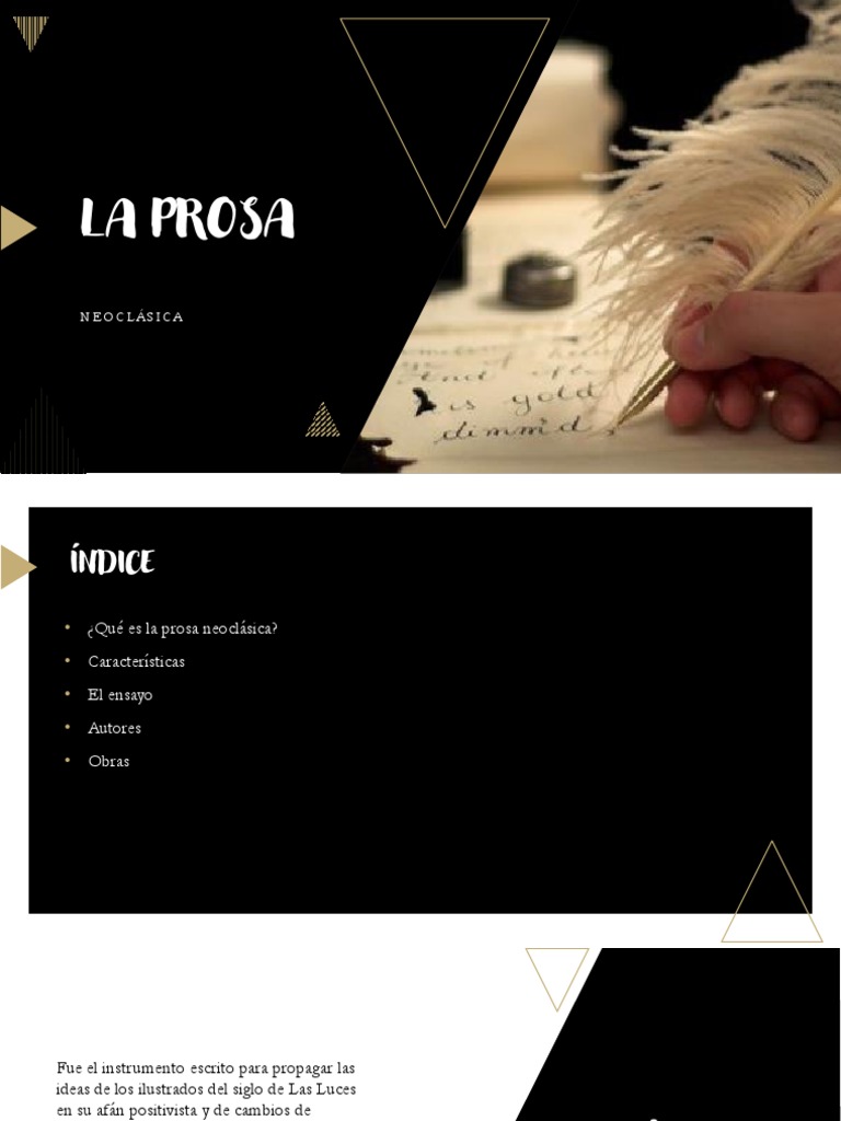 La Prosa | PDF | Ensayos | Prosa