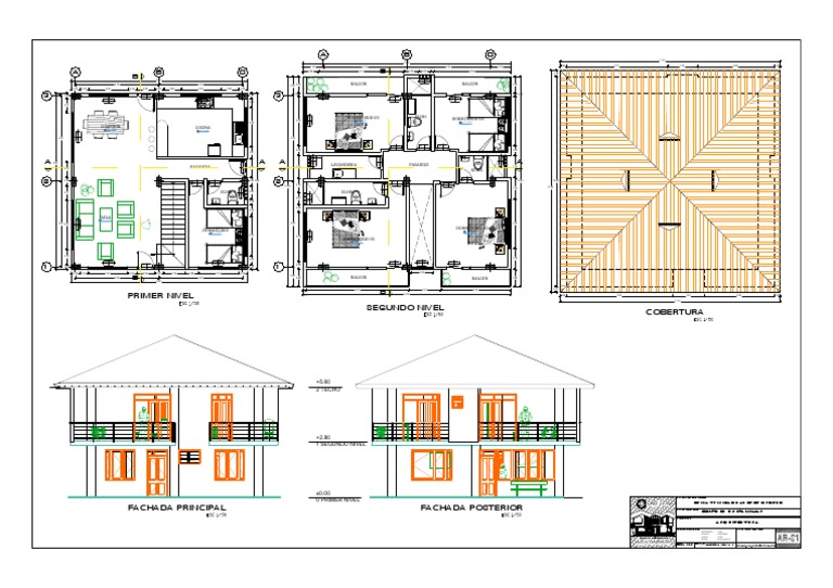 Plano Edificio Unifamiliar Lucre | PDF