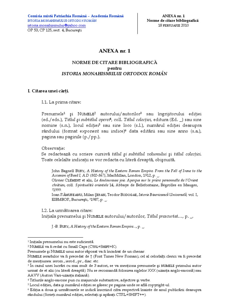 Norme de Citare | PDF