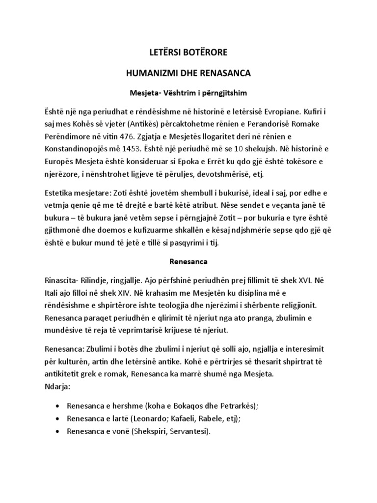 Letërsi-Botërore 2 | PDF