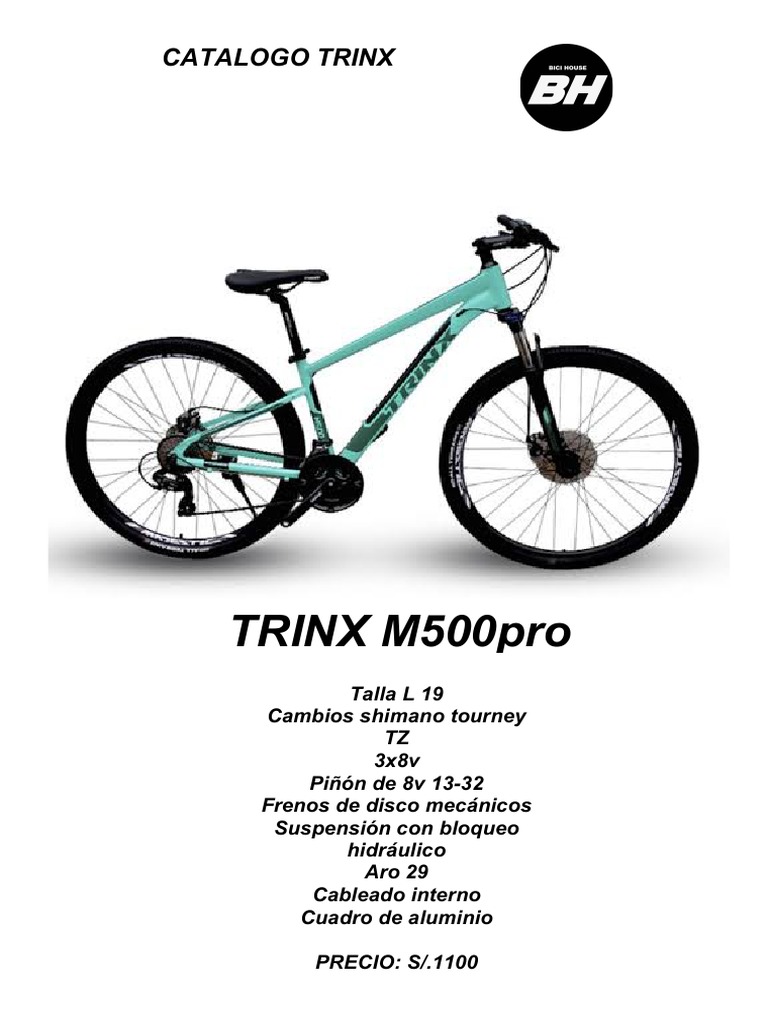 Catalogo Trinx Bicihouse | PDF | Vehículos | Vehículos terrestres