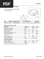 Bav99 A7w | PDF | Diode | Electrical Equipment