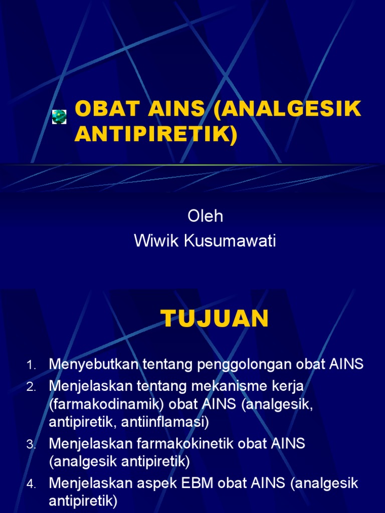 Obat Ains (Analgesik Antipiretik | PDF