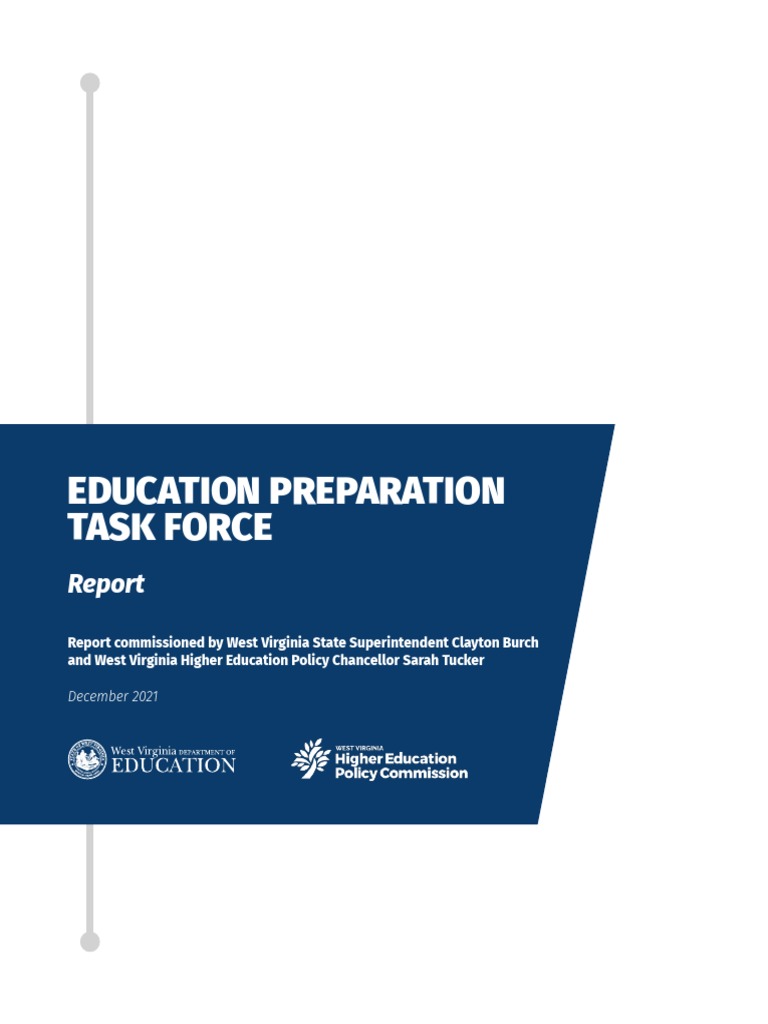 Education Preparation Task Force Report | PDF | Teachers | Mentorship