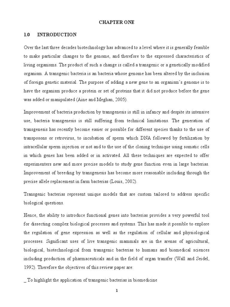 Transgenic Bacteria | PDF | Plasmid | Biotechnology