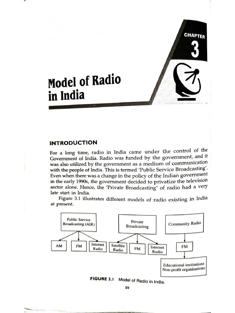 The Three Tier System of Radio Broadcasting in India | PDF