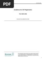 VAT101 Registration Application Form | PDF | Taxes | Value Added Tax