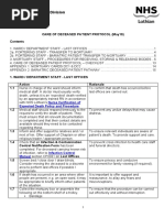 Last Office Procedures in Nursing | PDF | Nursing | Death