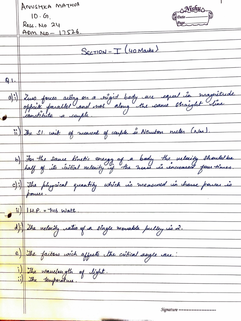 Io Csi.: Signature | PDF