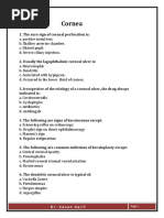 Optometry Exam Questions | PDF | Glasses | Eye