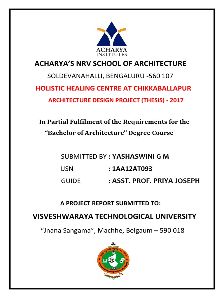 Thesis Report Sample Acharya College | PDF | Perception | Color
