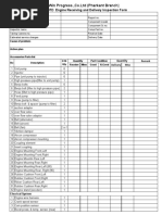 Gate Valve Inspection Checklist | PDF | Pump | Diesel Engine