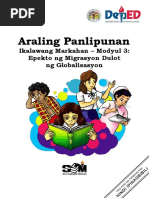 AP10 - Q2 - Mod4 - Saloobin Tungkol Sa Epekto NG Migrasyon Dulot NG ...