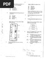 Past CXC HSB Paper 1 (2010) | PDF | Blood | Anatomy