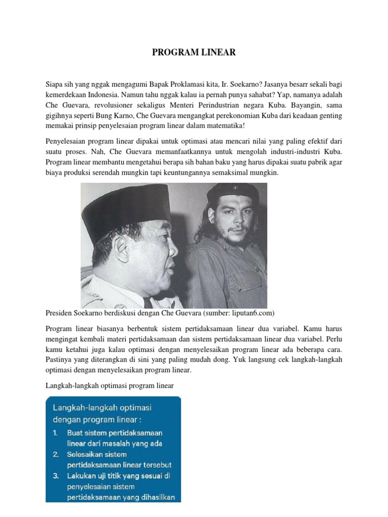 Optimasi Program Linear dalam Industri | PDF