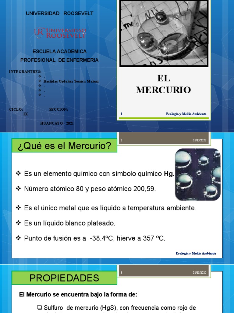 Mercurio | PDF | Mercurio (Elemento) | Residuos
