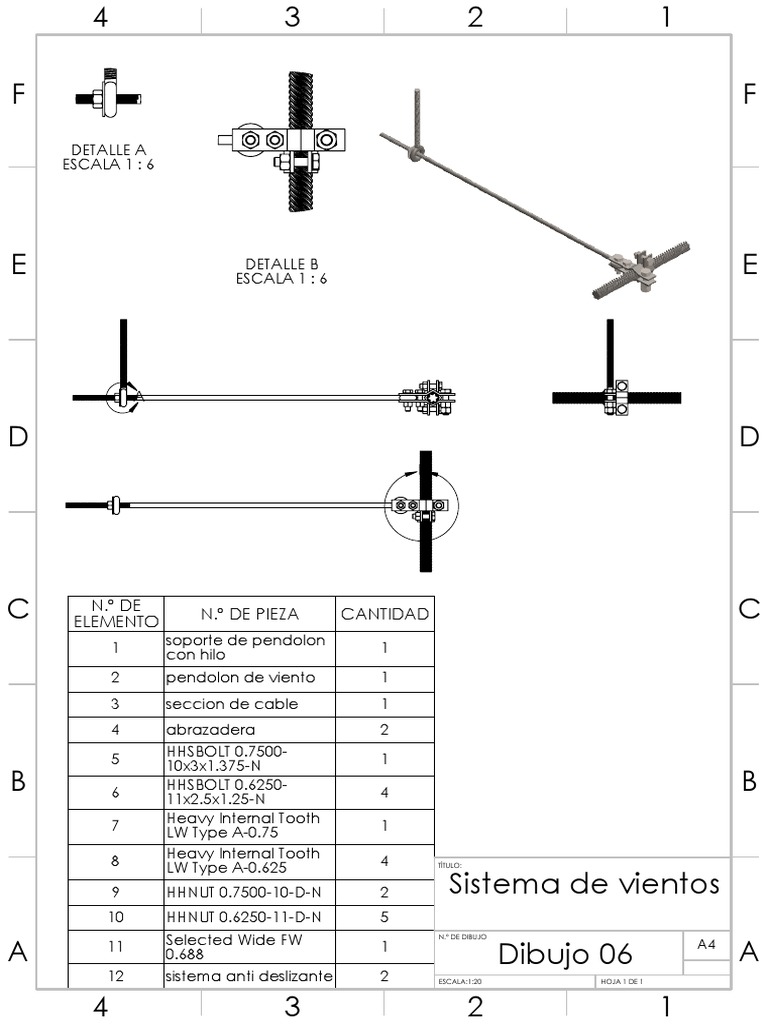Ensamblaje Pendolon de Vientos | PDF