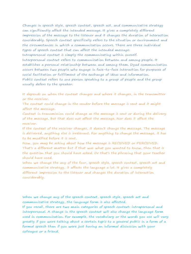 Occ 200 Word Essay Las 3 | PDF | Communication | Speech