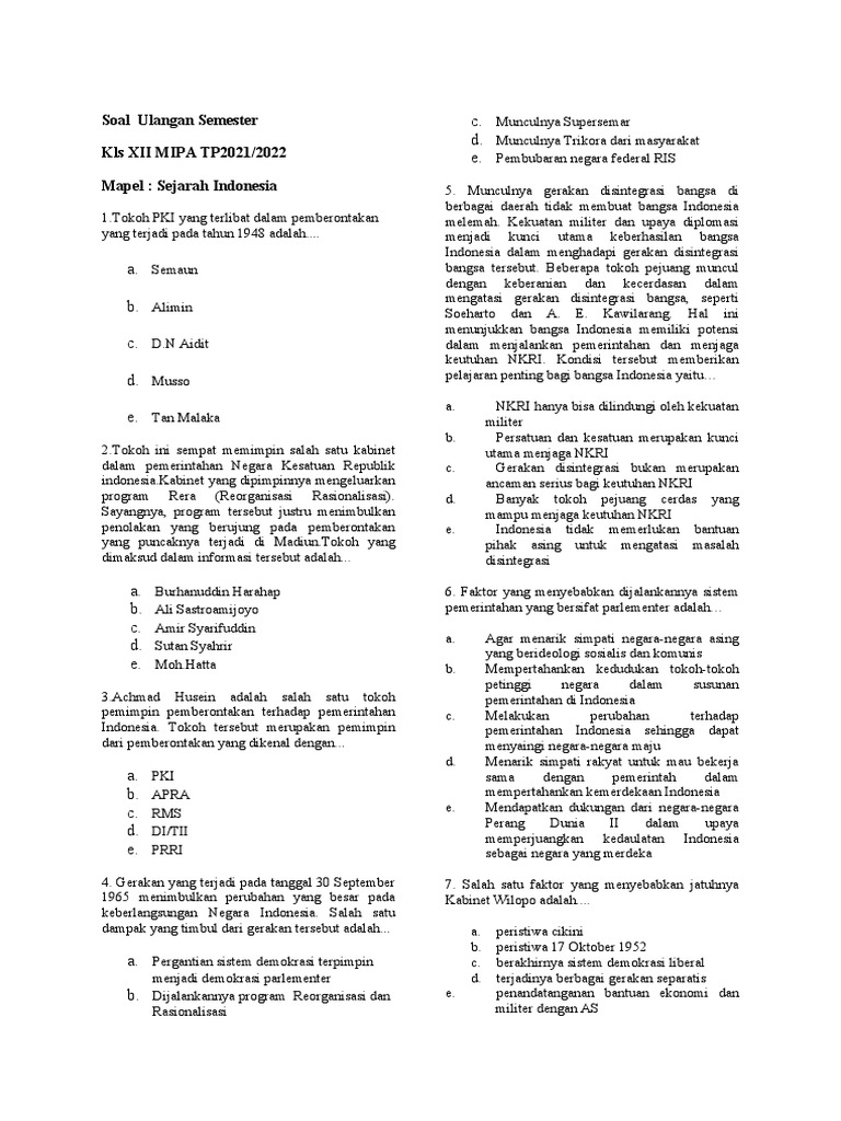 Sistem Ekonomi Gunting Syafruddin | PDF
