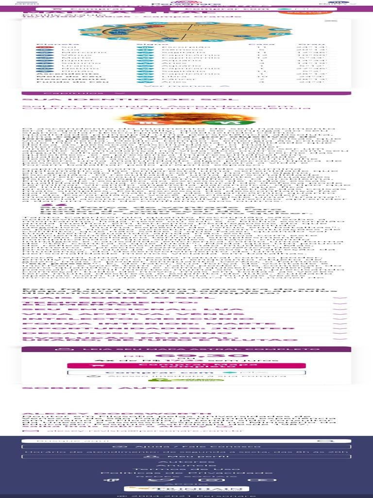 Mapa Astral Personare | PDF | Zodíaco | Planetas do Sistema Solar