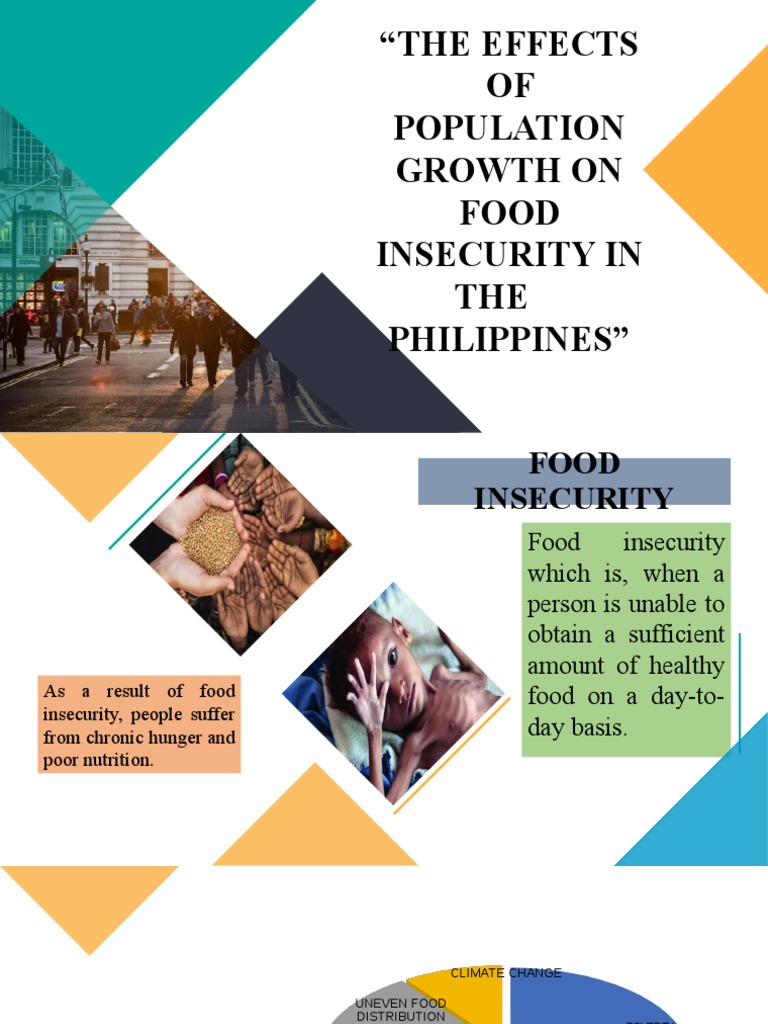 The Effects OF Population Growth On Food Insecurity in THE Philippines ...