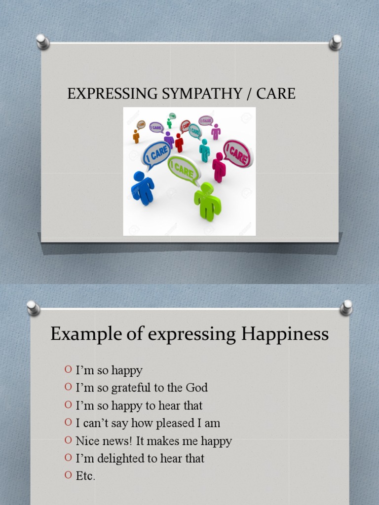 Expressing Happiness and Sympathy | PDF | Language Arts & Discipline | Art
