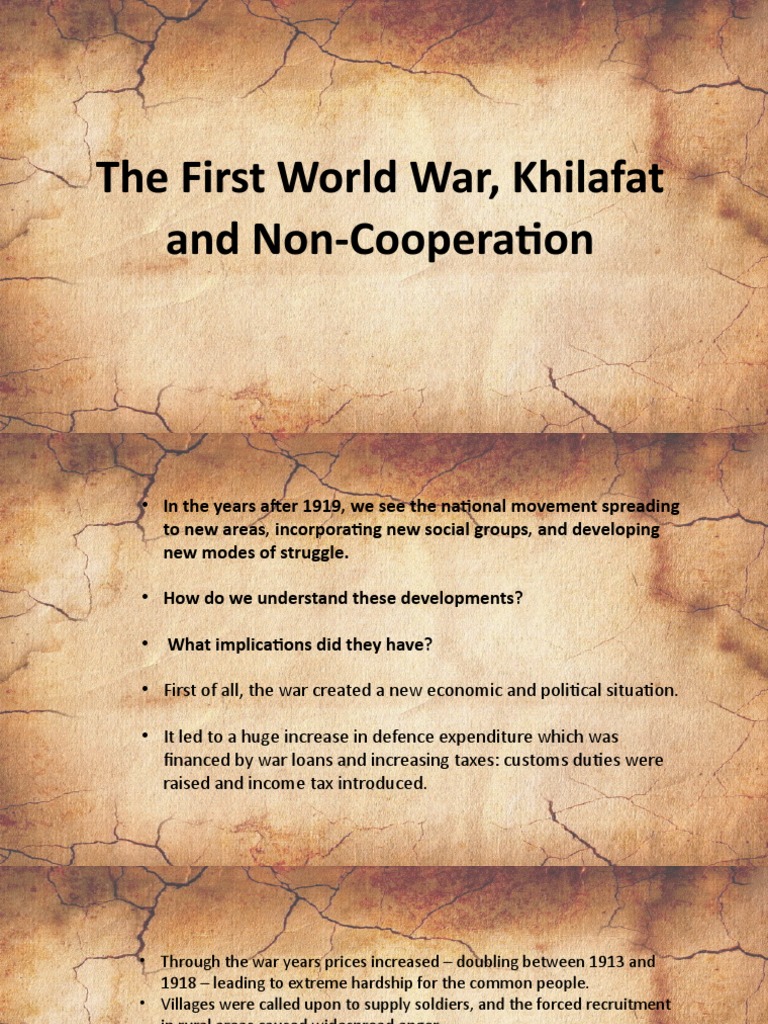 Non Cooperation Movement | PDF | Mahatma Gandhi | British Raj