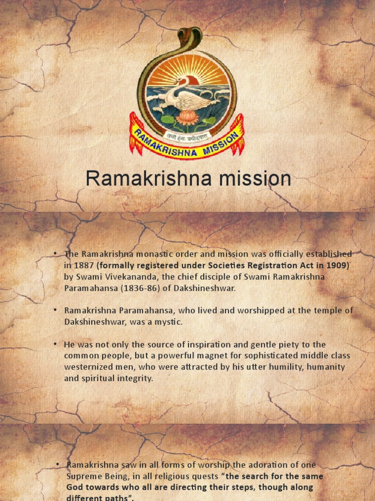 Ramakrishna Mission | PDF | Ramakrishna Mission | Swami Vivekananda