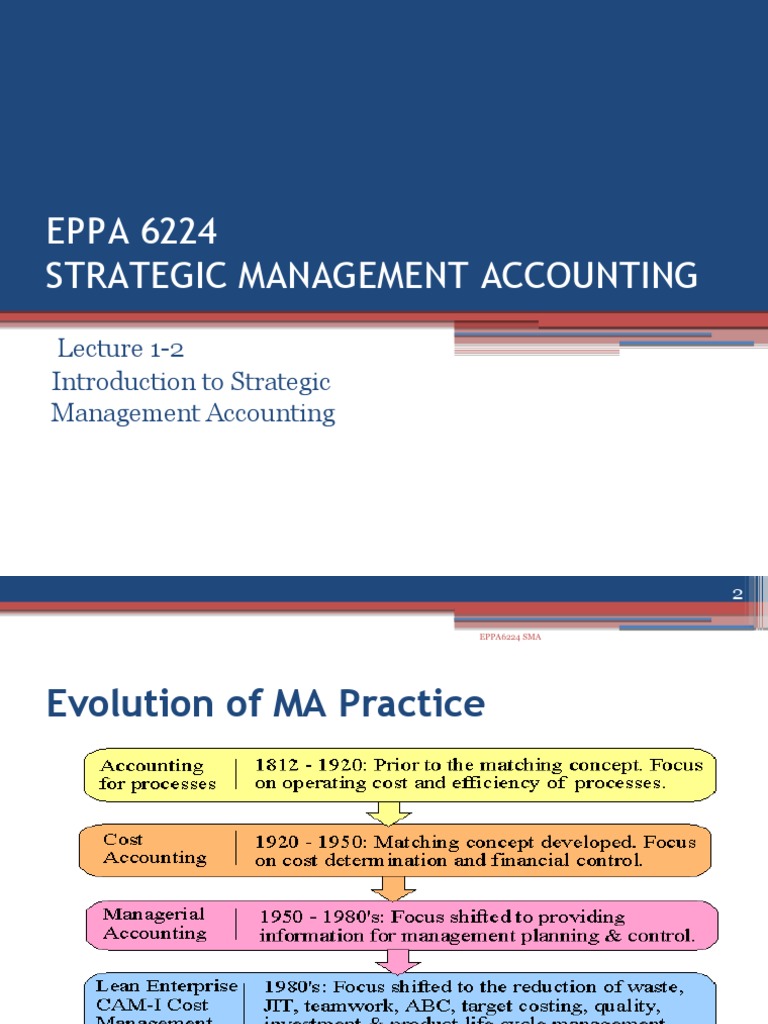 Introduction to Strategic Management Accounting | PDF | Strategic ...