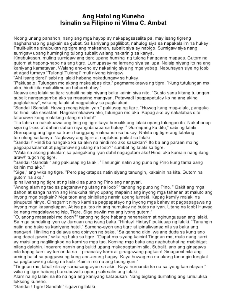 Akda Sa Filipino 9 2nd Quarter | PDF