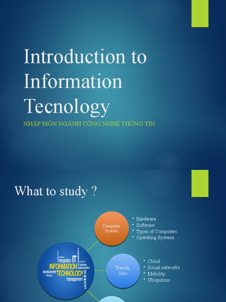 Introduction to Information Tecnology: Nhập Môn Ngành Công Nghê Thông ...