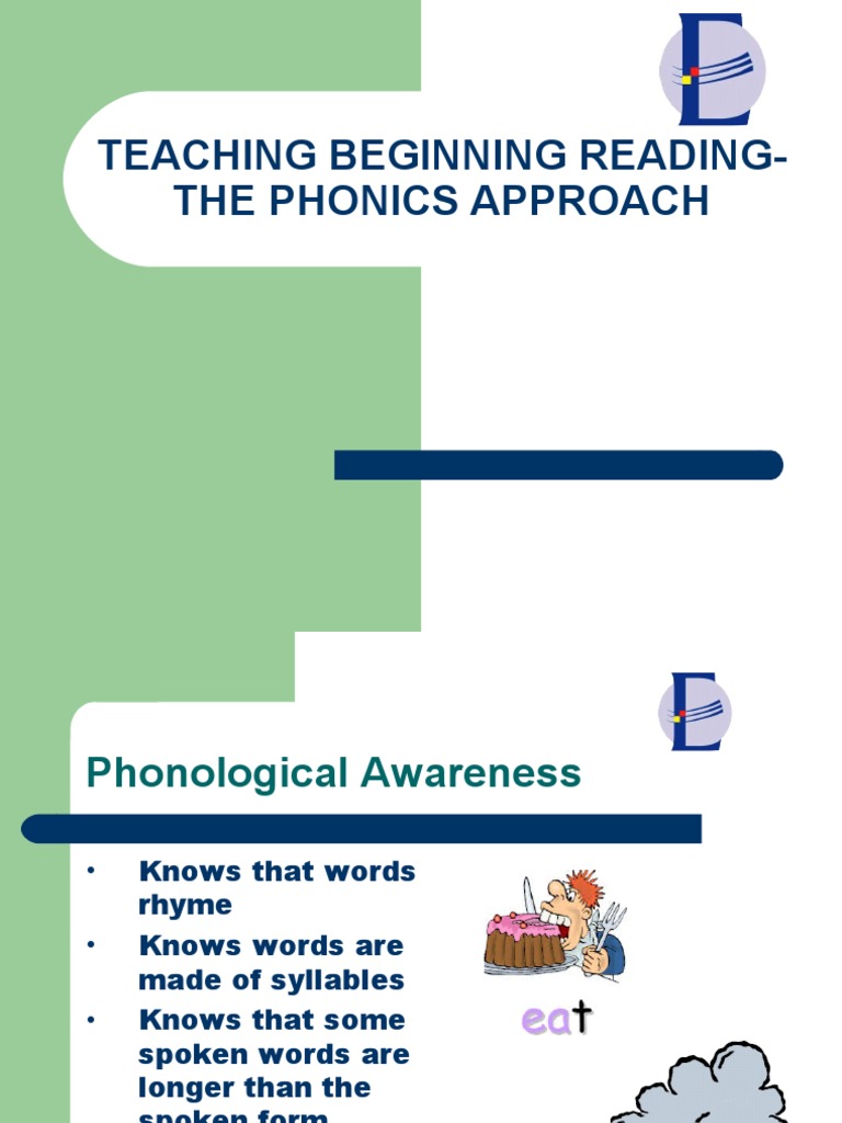 Teaching Beginning Reading-The Phonics Approach | PDF | Phonics | Syllable