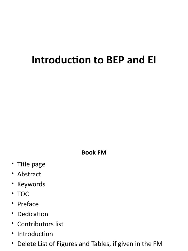 Introduction To BEP | PDF | Grammar | Graphic Design