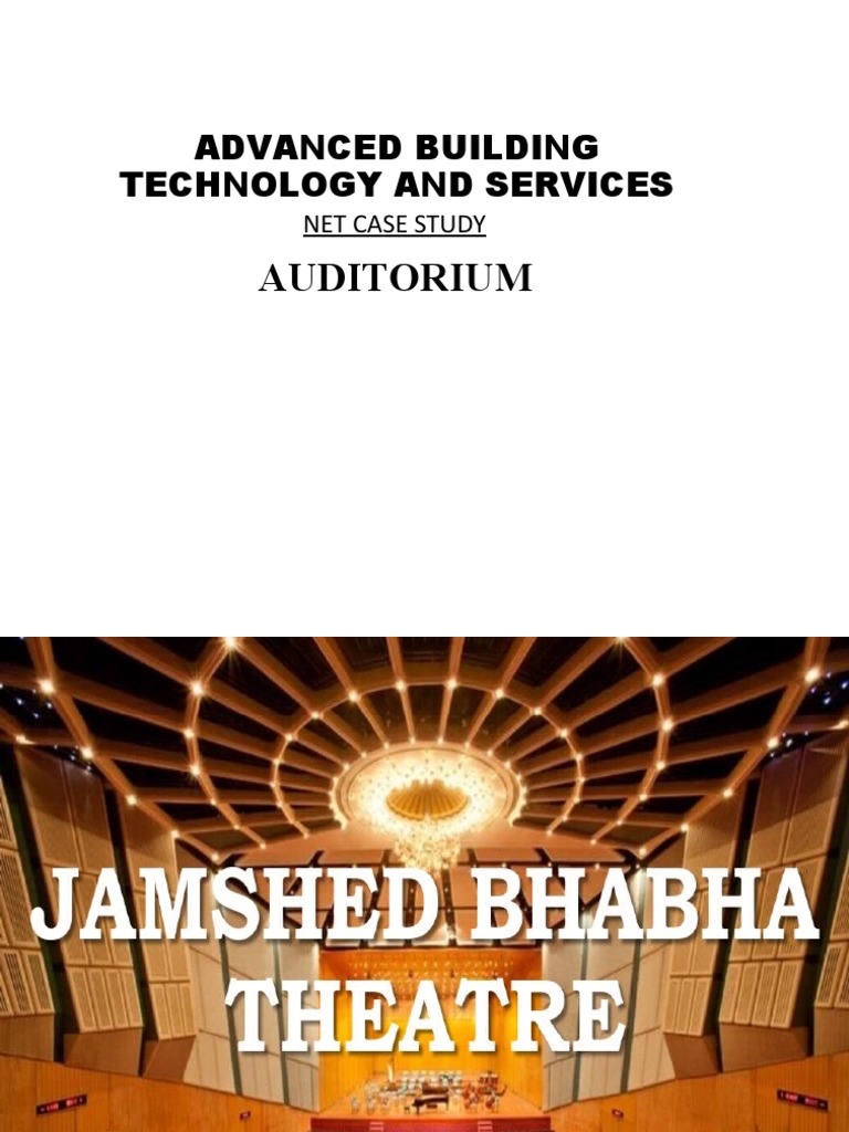 Auditorium Case Study | PDF | Building Engineering | Architectural Design