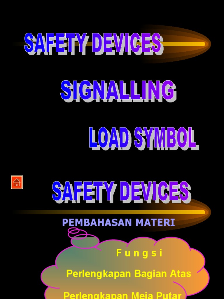 Safety Device, Kom, Simbol Barang | PDF