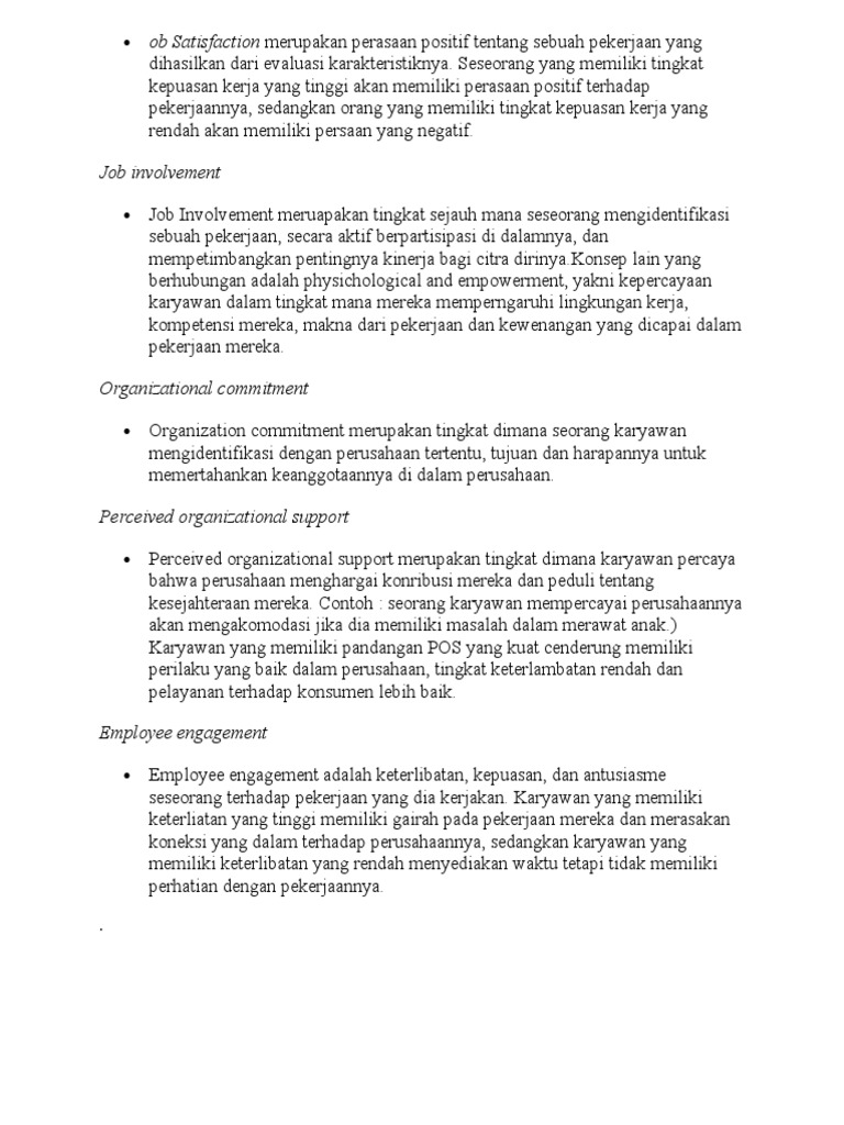 Enam Job Attitude | PDF | Karier & Perkembangan | Pengembangan Diri