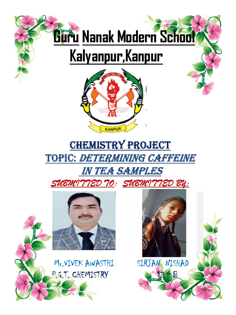 Chemistry Project For Class 12 | PDF | Chemistry