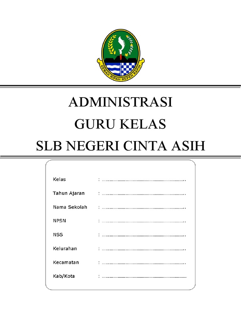 Administrasi Guru SLB | PDF