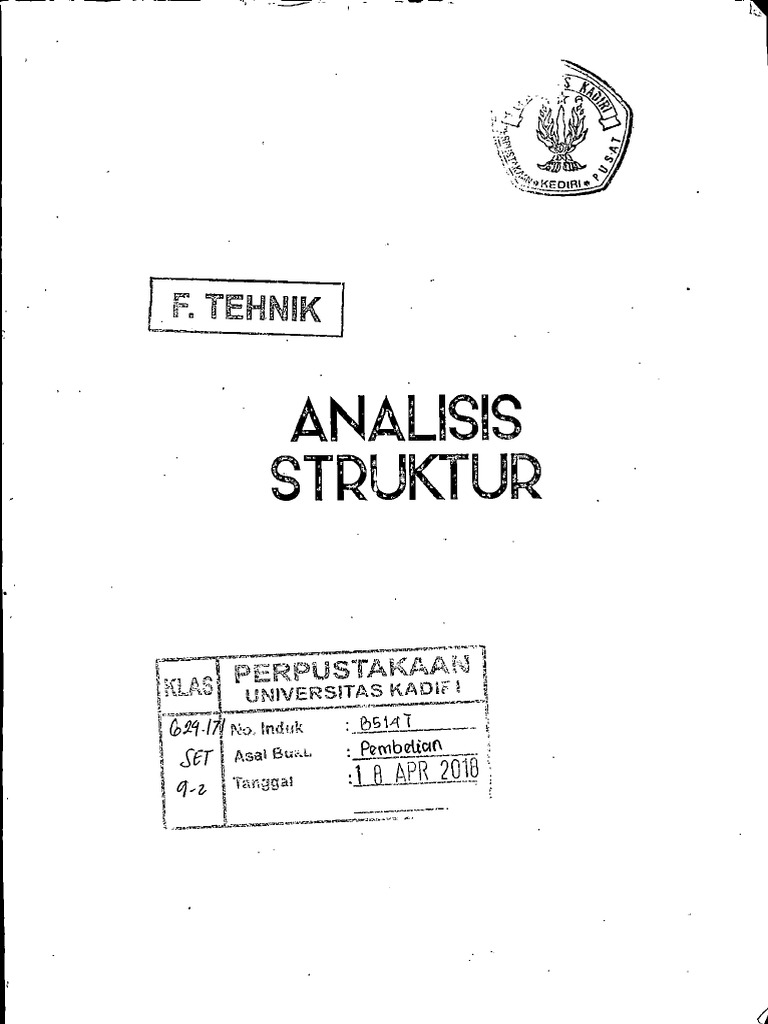 Analisa Struktur Agus Setiawan | PDF