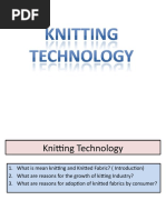 Basics of Knitting | PDF | Knitting | Textiles