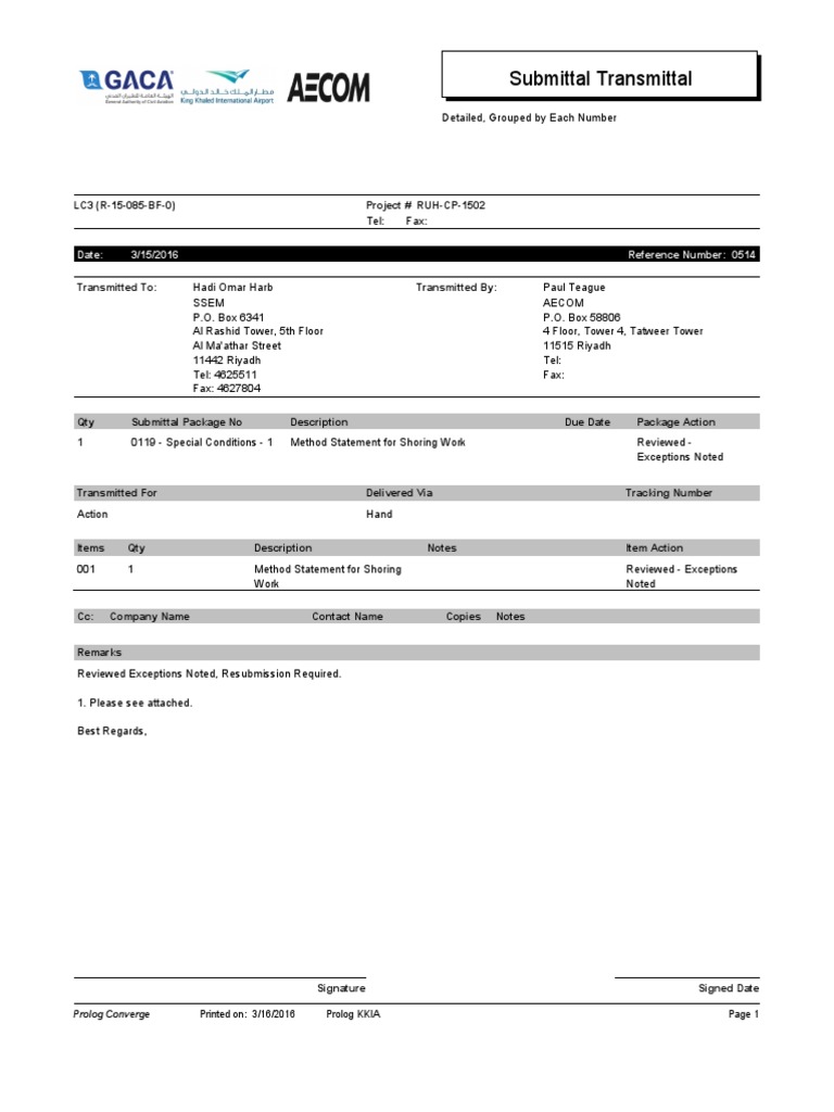 Method Statement for Shoring Work - Revised | PDF | Personal Protective Equipment ...