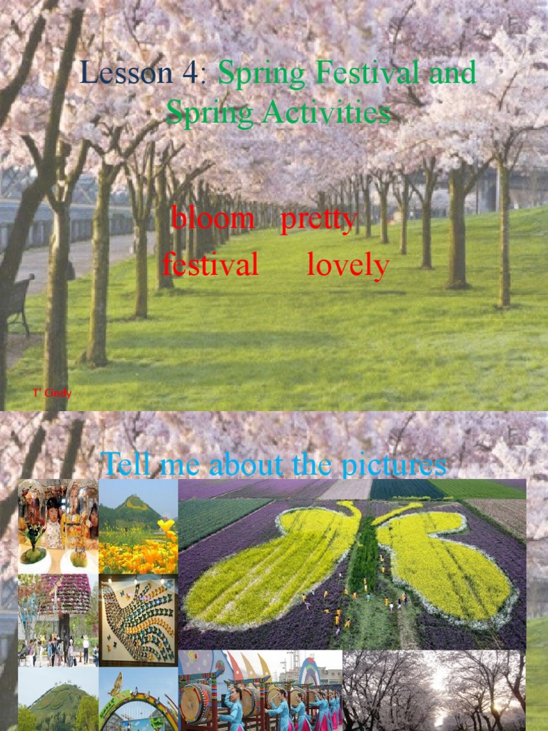 Lesson 4:: Spring Festival and Spring Activities | PDF