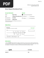 ATB Direct Deposit Form | PDF | Finance & Money Management | Politics