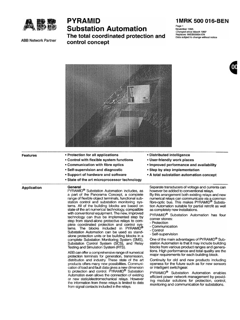 1MRK500016-BEN en PYRAMID Substation Automation | PDF | Electrical ...