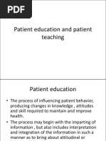 Patient/Family Education Record Template | PDF | Pain | Learning